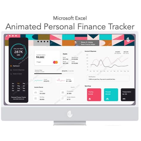 Excel Dashboard Animated Etsy