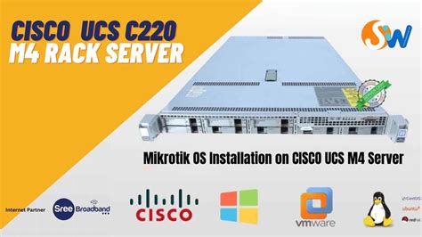Cisco Ucs C220 M4 Rack Server Mikrotik Os Server Installation Youtube