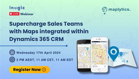webinar supercharge field sales team with maps integrated within