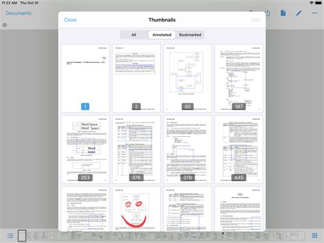 Improved Ipad Ux Thumbnail Browser Annotation Selection Pdftron Sdk