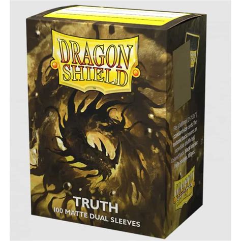 Dragon Shield Dual Matte Standard Sleeves Truth 100 Pack Dragon