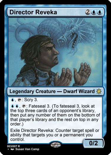 Some Blue Cards From An Ulgrotha Custom Set Im Working Rcustommagic