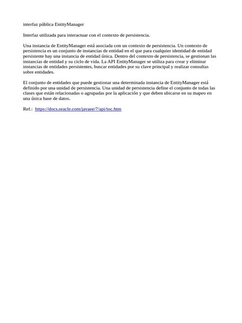 Entity Manager Pdf