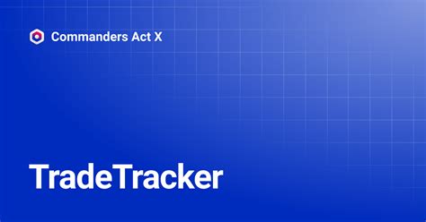 Tradetracker Commanders Act X
