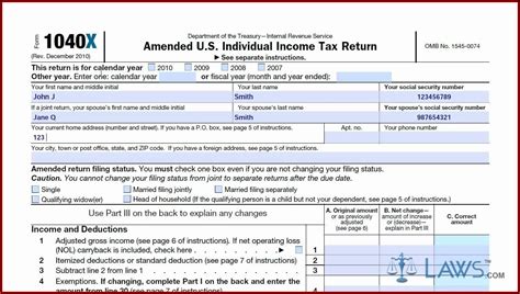 Irs Amendment Form Instructions Form Resume Examples E4Y48k7YlB