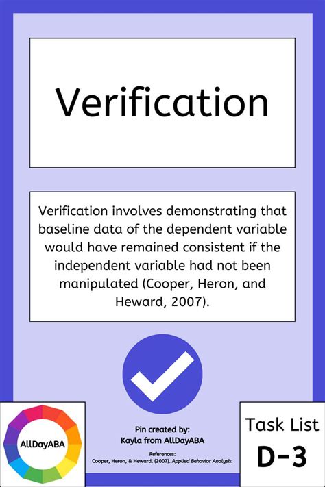 Verification Single Subject Research Designs Aba Study Materials D 3