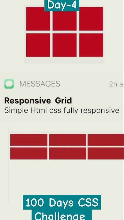 Responsive Grid Html Css100daysofcoding 100daysofpractice Htmlcss