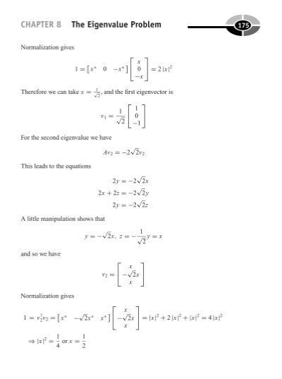 CHAPTER 8 The Eigenvalue