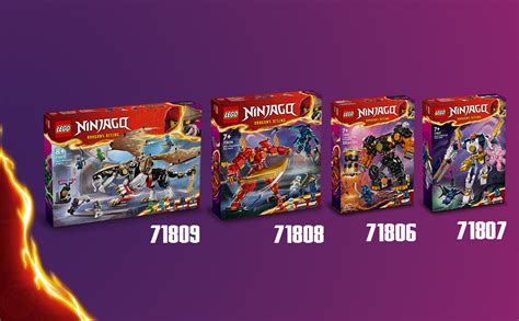LEGO NINJAGO Smoczy mistrz Egalt Smok Zabawka do Zbudowania dla Fana Serialu Powstanie Smoków