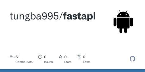 GitHub Tungba Fastapi