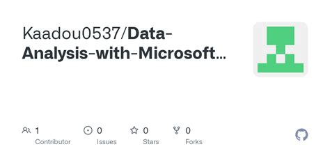 Github Kaadou Data Analysis With Microsoft Excel
