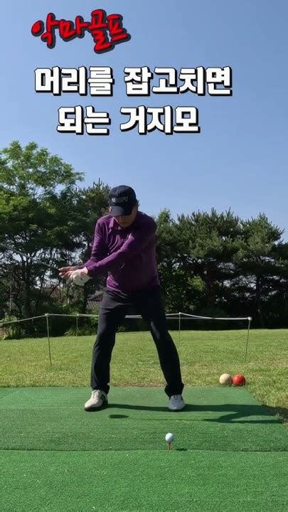 머리만 잡아도 반은 먹구 들어간다60대골린 자세보다 리듬과템포악마골프golf 골프 골프스윙 Golfswing 드라이버스윙필드레슨 골프자세 골린이