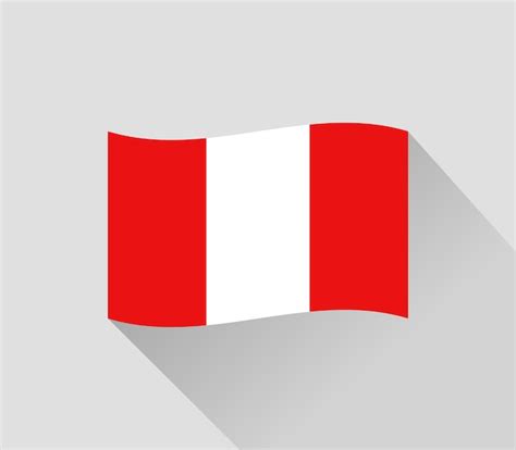 Premium Vector Peru Flag