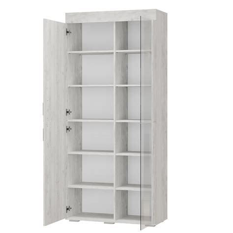 Шкаф многофункциональный Прима ШК 16 бетон пайн светлый