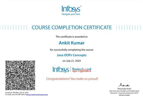 ankit kumar on linkedin thrilled to have earned this certificate java