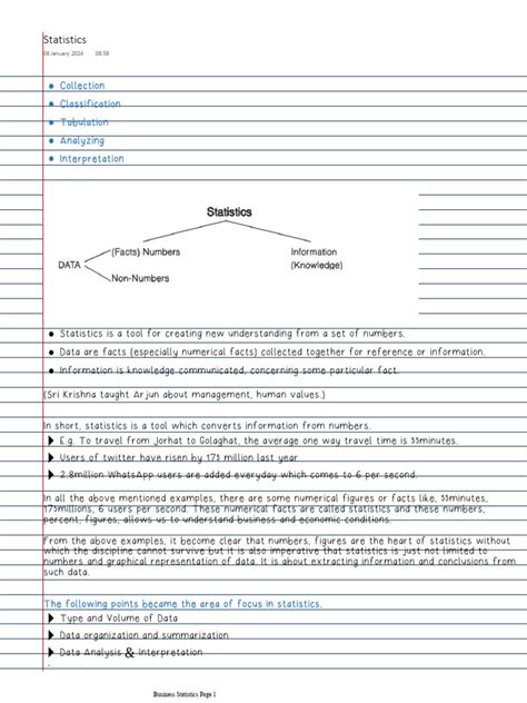 business statistics pdf statistics sampling statistics