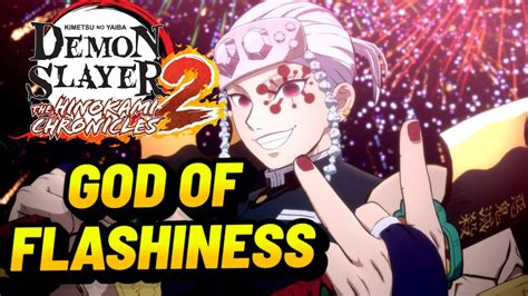 Tengen The God Of Flashiness Is Here Demon Slayer Hinokami Chronicles