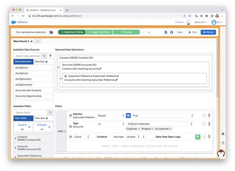 Industry Automotive Deselect Best Salesforce Marketing Cloud