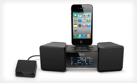 ILuv Vibro II Alarm Clock With Bed Shaker For IPhone And IPod 51 Off Ends 11 30 12 Enza S