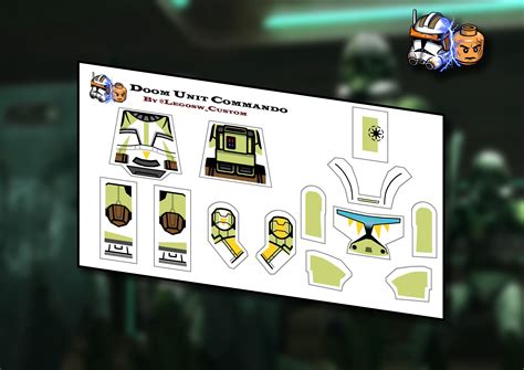 Doom Unit Commando For Grey Bodies And Helmet Lswcustomshop