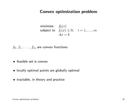 Convex Optimization Lieven Vandenberghe MLSS Kyoto Slides Yosinski