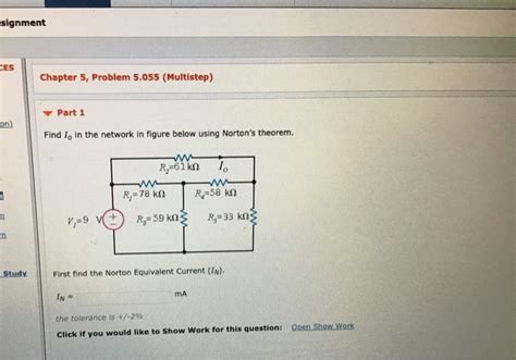 Solved Signment Ces Chapter 5 Problem 5055 Multistep