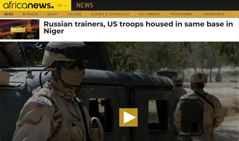Российские военные зашли на американскую военную базу в Нигере Masterok — Livejournal