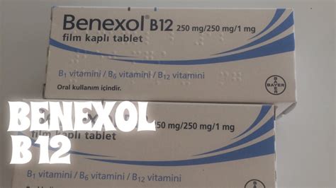 Benexol B12 Bİcomtr
