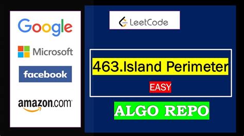 Island Perimeter Leetcode 463 July Leetcode Challenge In C