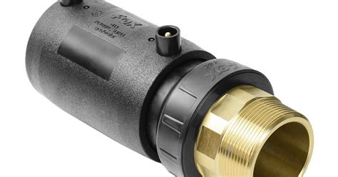 Electrofusion Coupler With Pe Brass Transition Electrofusion Fitting Pe100 Rc