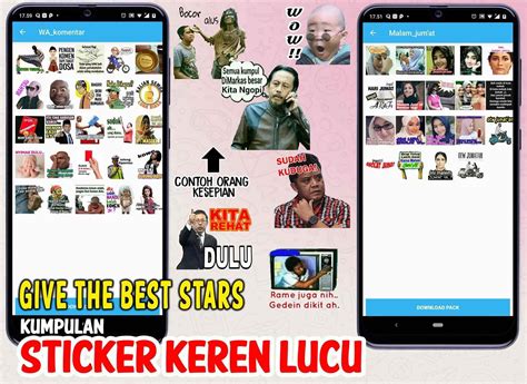 32+ Ini Stiker Whatsapp Lucu Apk Terlengkap | Captionseru
