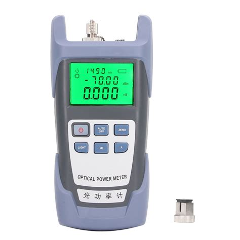 Optical Power Meter 7 Wavelengths Support Standard 2 5mm Interface Fiber Optic Cable Tester