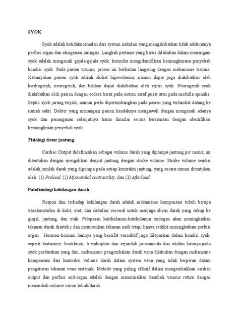 Shock Atls Pdf Pengembangan Diri Kesehatan Holistik