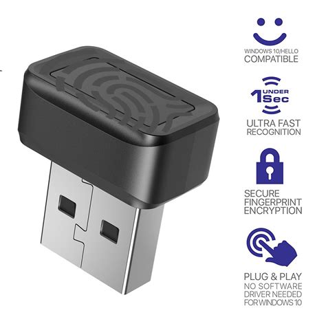♛usb Fingerprint Key Reader Windows Hello Fido U2f Biometric