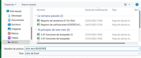 Como Renombrar Archivos Excel