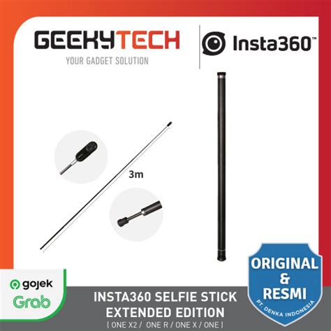 Promo Insta360 Extended Edition Selfie Stick ONE X2 ONE R ONE X ONE 120CM Cicil 0 3x
