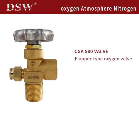 Cga580 Cylinder Valves For Argon Helium Nitrogen Use