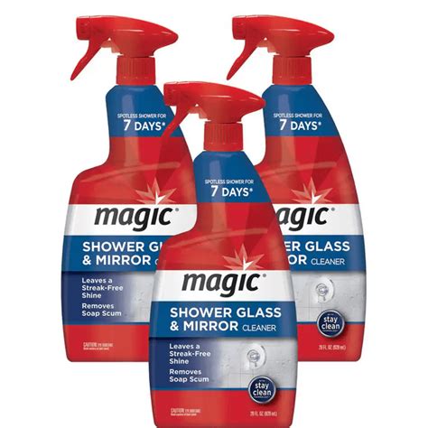 Magic Bathroom Mirror And Shower Glass Cleaner Spray 28 Oz Easy Daily