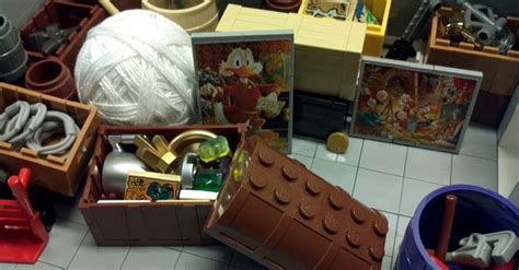 Fan Creates Detailed LEGO Replica Of Uncle Scrooge S Money Bin