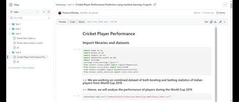 prasoon pandey on linkedin internsavy task 4 cricket player