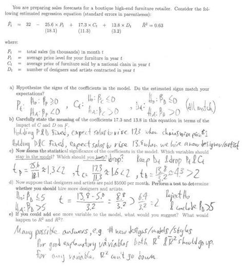 Solved You Are Preparing Sales Forecasts For A Boutique