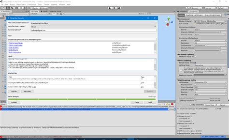Progressive Lightmapper Fail To Write Lightning Data Unity Engine