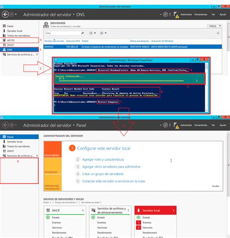 Pantallazos Es Windows Powershell Desinstalar Servicios De Active Directory Y DNS
