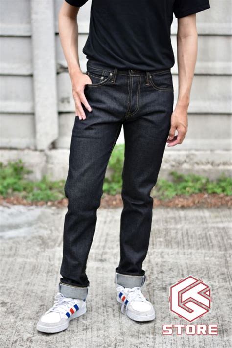 Gupe Jeans ผ้าดิบริมแดง 15oz กระบอกเล็ก แบรนด์ไทยลิขสิทธิ์แท้ Th