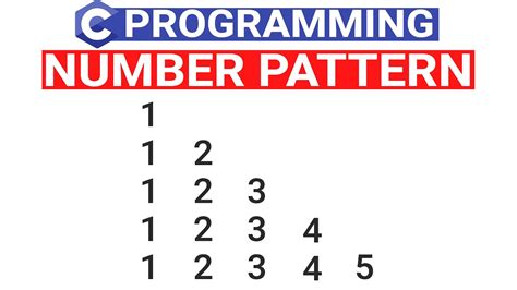 Pattern Program In C Number Pattern Using C Program 16 C
