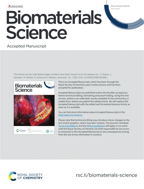 Pdf Control And Interplay Of Scaffold Biomolecule Interactions Applied To Cartilage Tissue