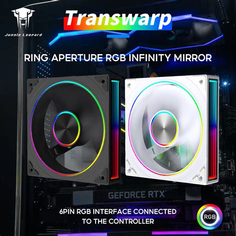 Jungle Leopard Transwarp CPU Fan 6PIN RGB 120mm Infinite Mirror Lighting Controller Hub Sync