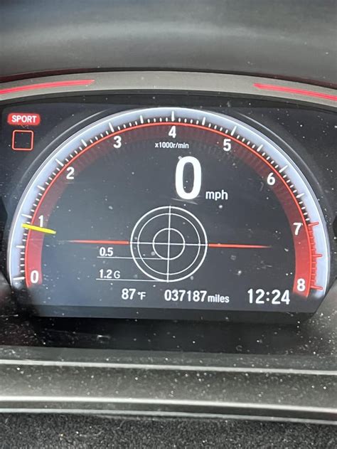 what information display function do you use r civic type r