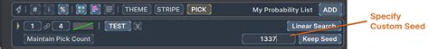 seeding options rngneeds documentation