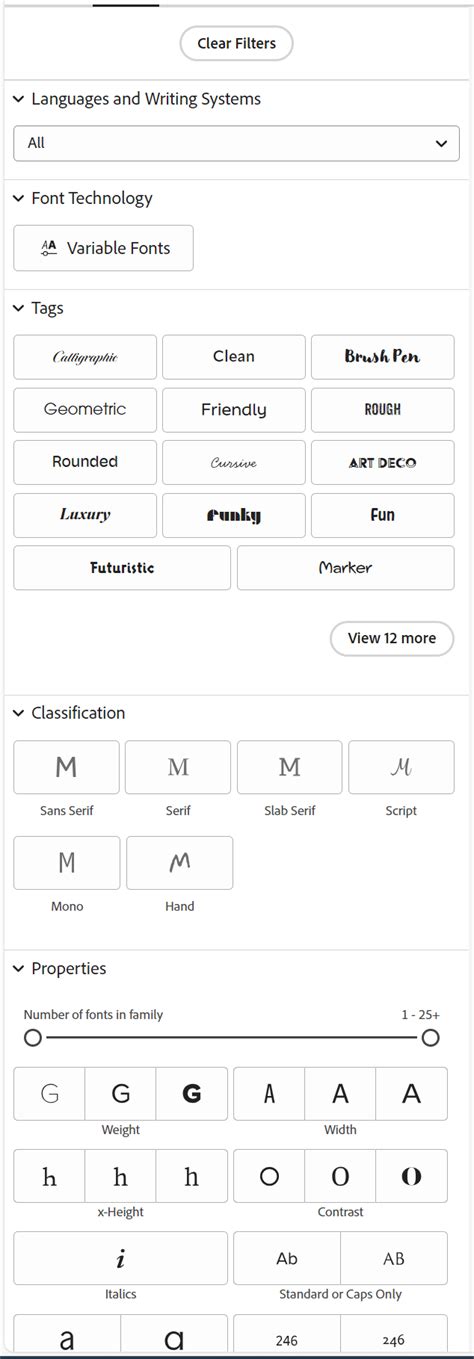 Usability Font Selection UI User Experience Stack Exchange